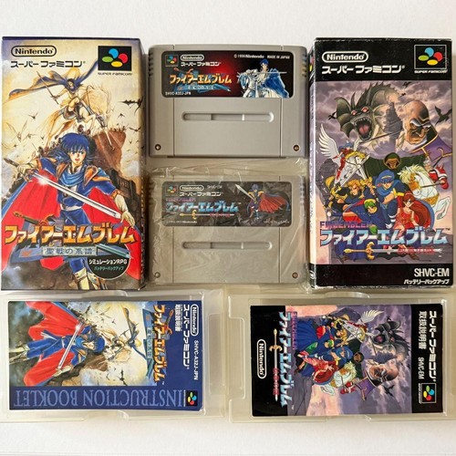 Sfc Fire Emblem Genealogy Of The Holy War Mystery Set Super Famicom Fe ...