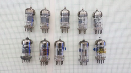 Vintage 12AT7 ECC81 Twin Triode Miniature Audio Vacuum Tube 10 Pieces | eBay