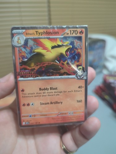 Pokémon TCG Ethan's Typhlosion Destined Rivals Build And Battle Deck #2 ...