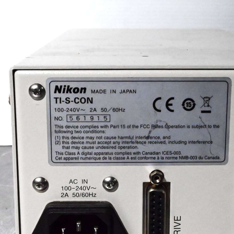 Nikon TI-S-CON Microscope Power Supply 100-240V | eBay