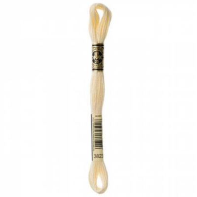 DMC Embroidery Floss Color Ultra Pale Yellow #3823 | eBay