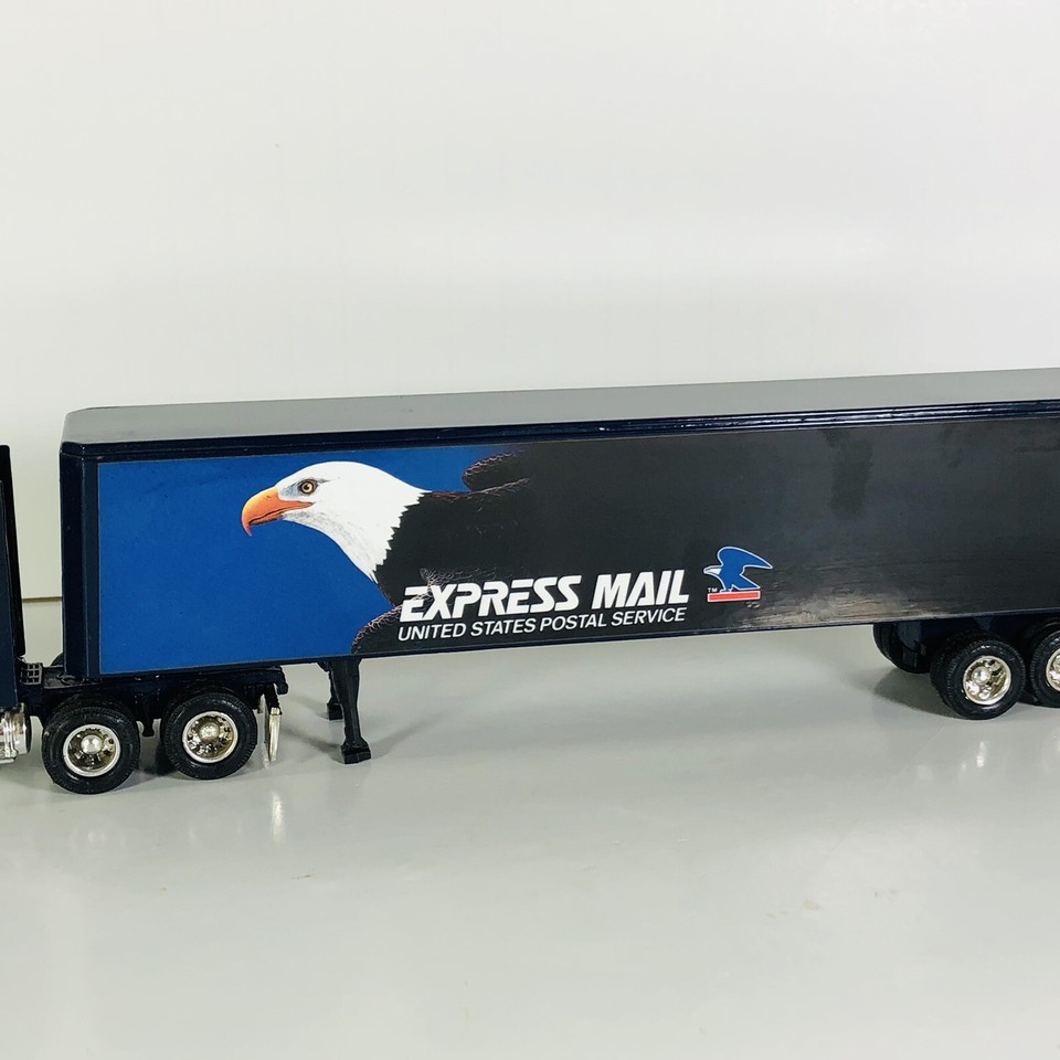 US Postal Express ERTL Tractor Trailer Diecast International Navistar 1 ...