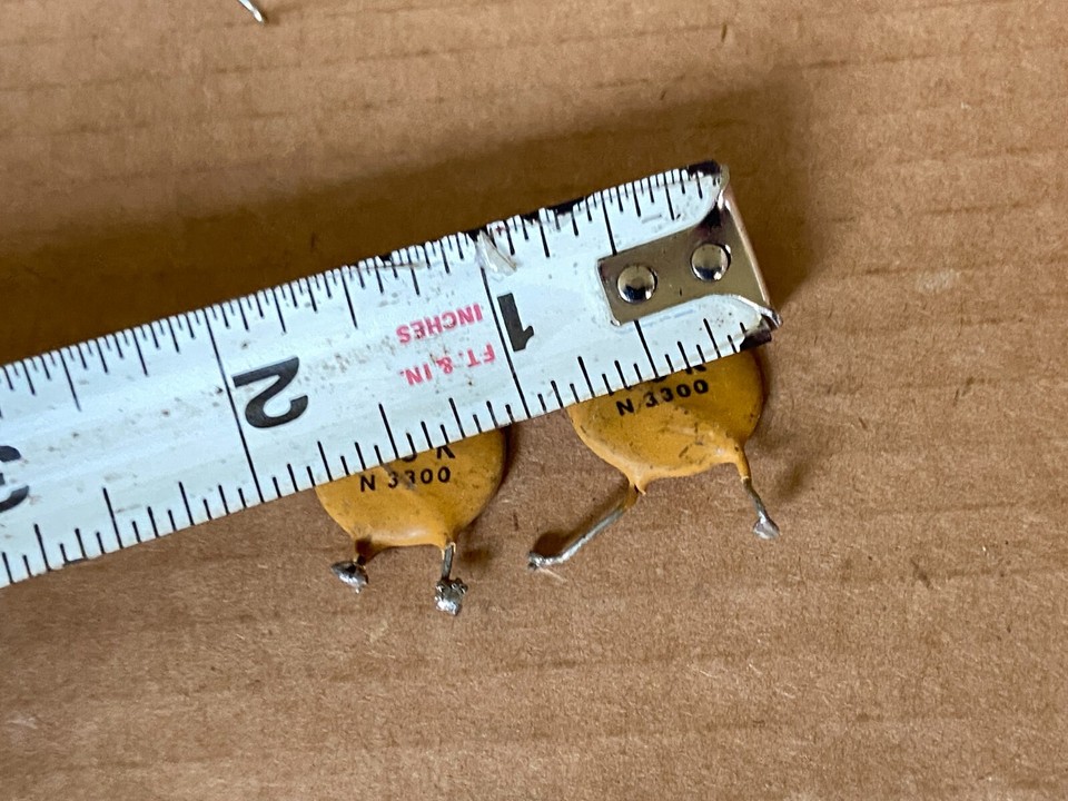 2 Vintage 1960s Circle D Ceramic Disc 470 pf 3kv Capacitors N3300 (Qty) | eBay