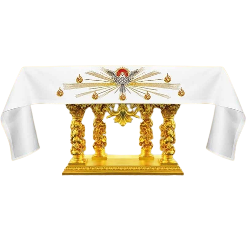 Embroidered Altar Cloth Holy Spirit Tablecloth Church Chasuble Vestment ...