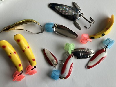 Vintage Fishing Lures Collection Spinners Lot of 10 | eBay