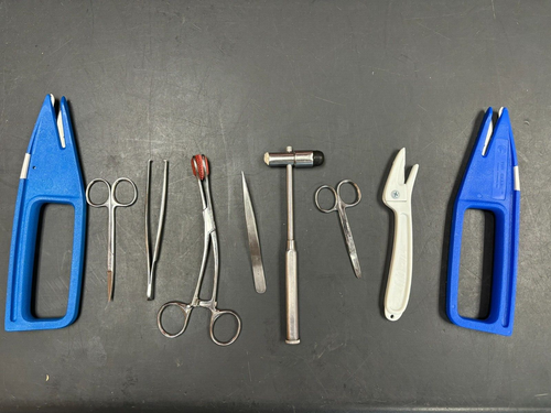 VINTAGE DOCTOR INSTRUMENTS TOOLS EQUIPMENT 9 PIECES SOME OLD MEDICAL | eBay