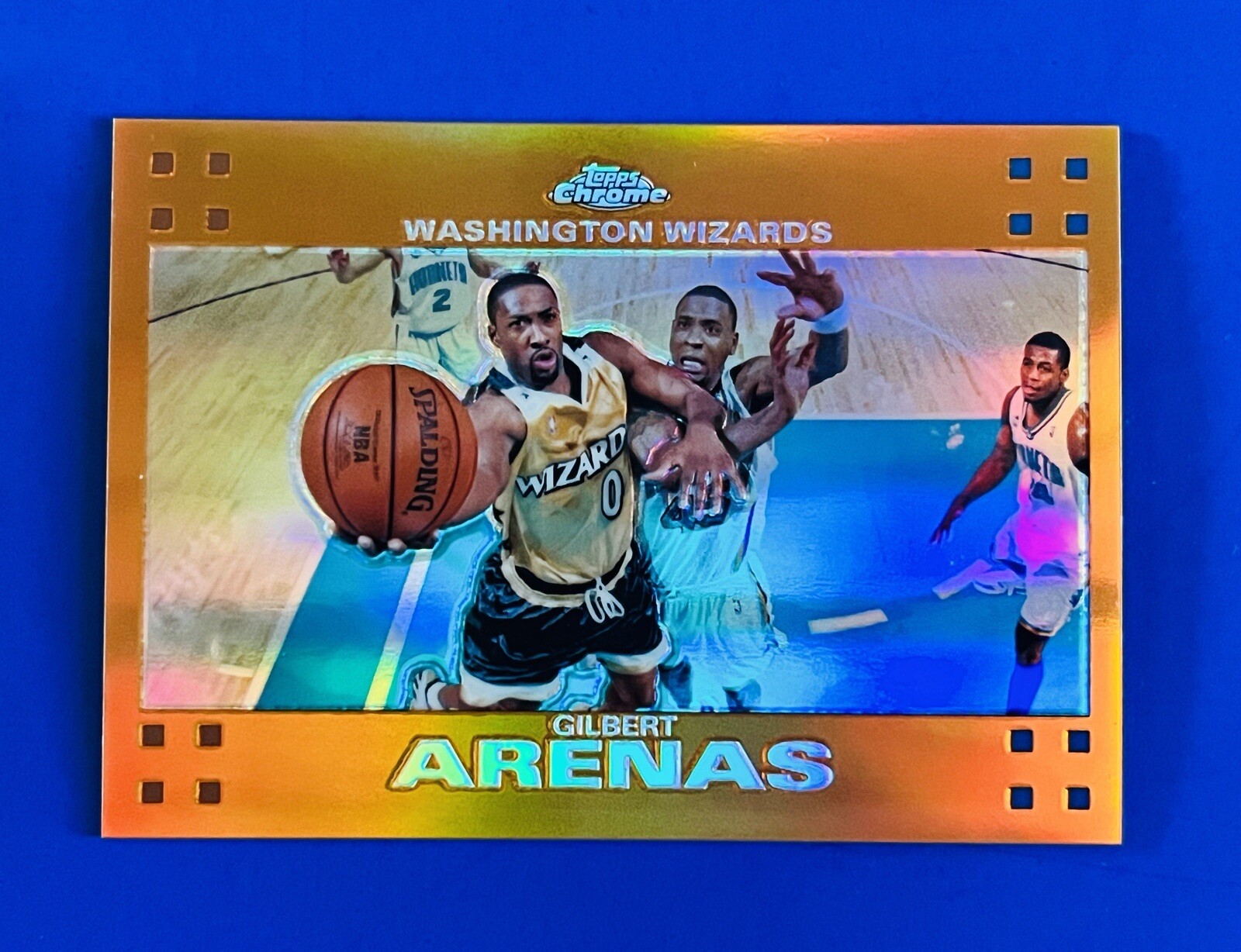 2007-08 Topps Chrome - Orange Refractor #100 Gilbert Arenas /199 for ...