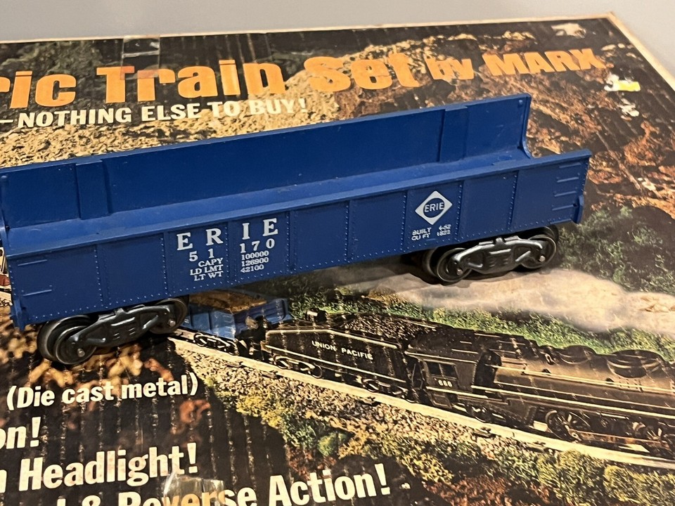 Vintage Marx 666 Steam Engine Train 52875 Set With Original Box Works ...