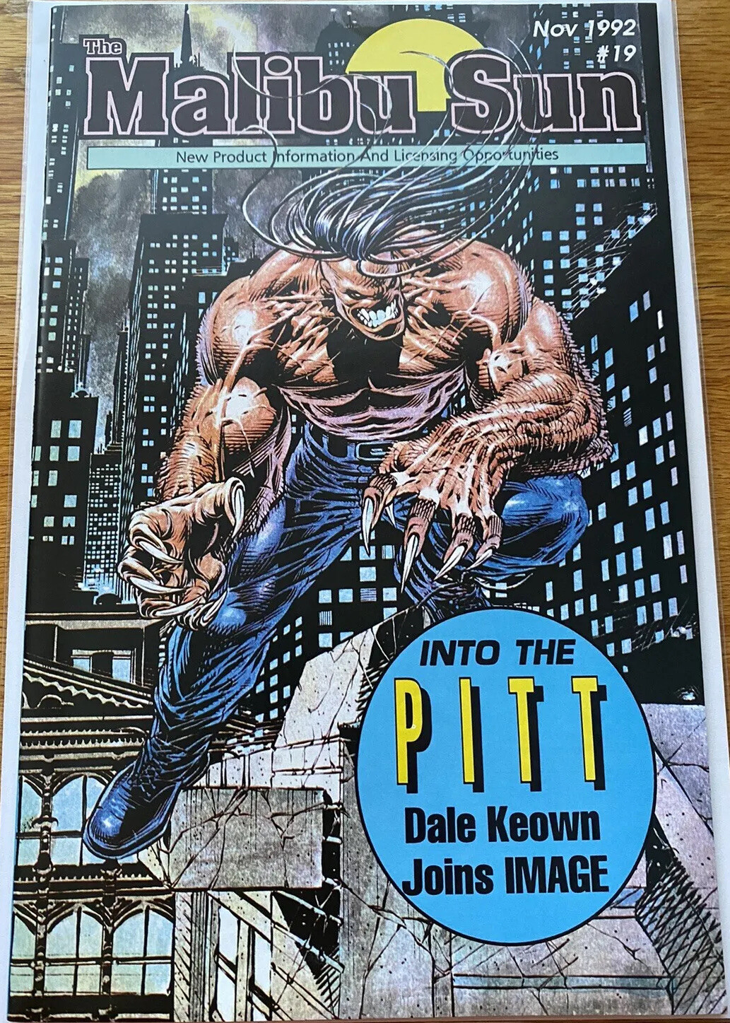 Malibu Sun #19 (November 1992) First Appearance of PITT !! Image Comics ...