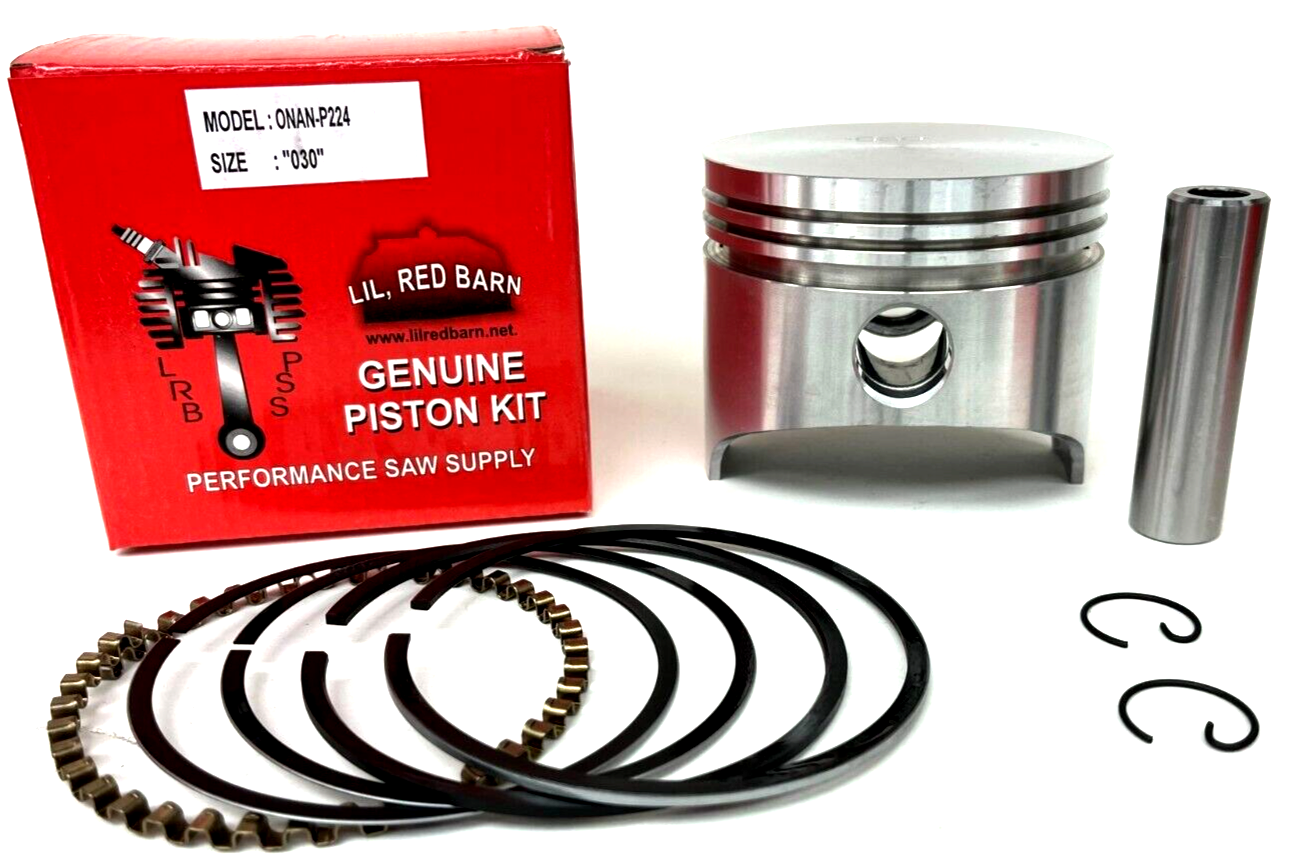 1 NEW PISTON & RINGS FITS ONAN ENGINES .030" OVERSIZE BORE P224, NH ...