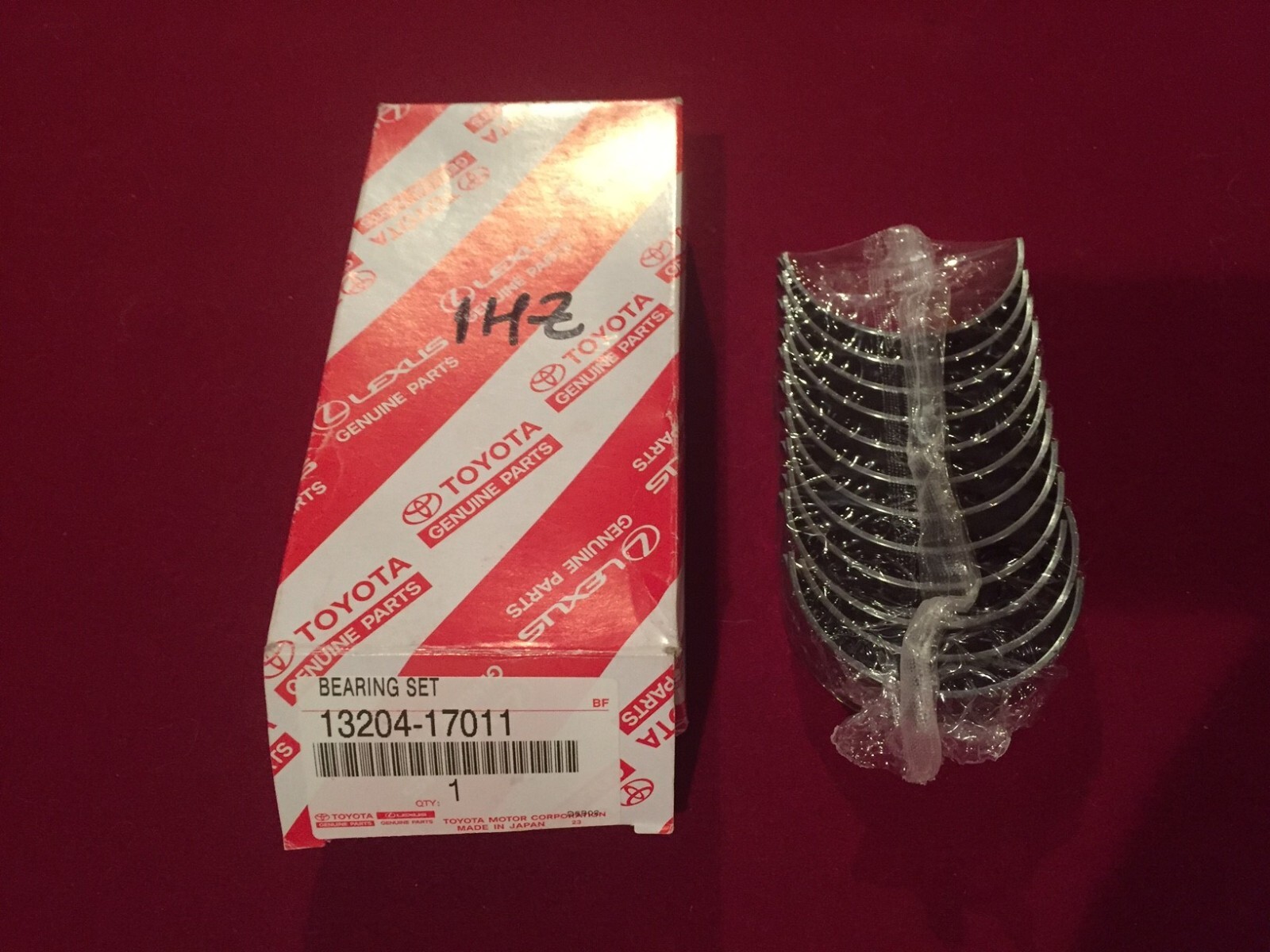 Toyota Genuine Land Cruiser 1HZ 1HDT 1HDFT Connecting Rod Bearing 13204 ...