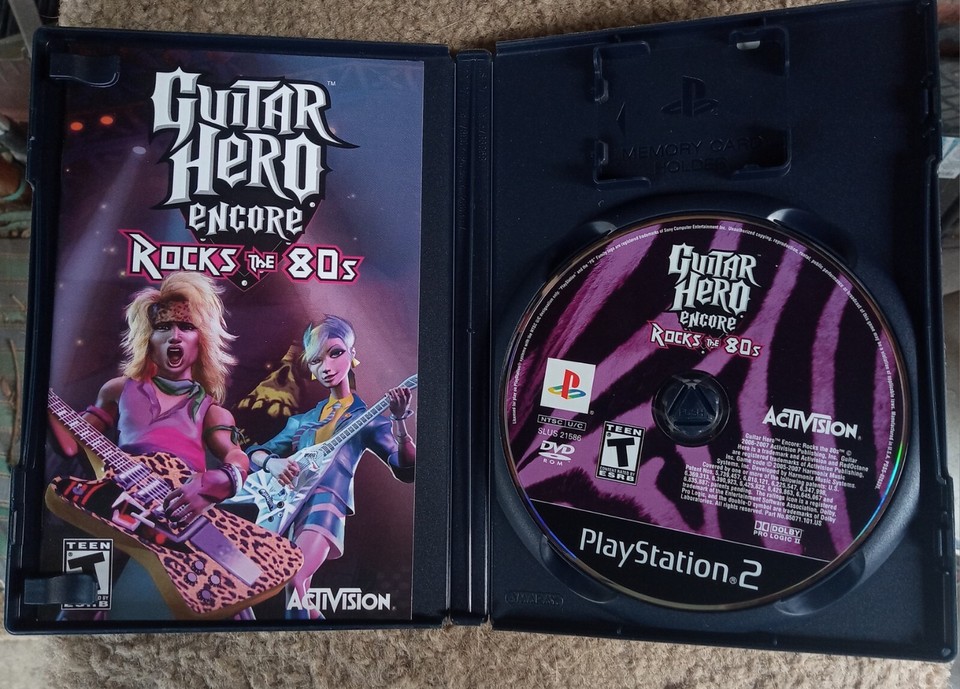 Guitar Hero Encore: Rocks the 80s (Sony PlayStation 2, 2007 ...