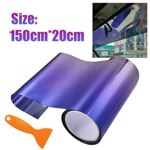 Car Decal Sun Visor Strip Tint Film Front Windshield UV Shade Sticker W ...