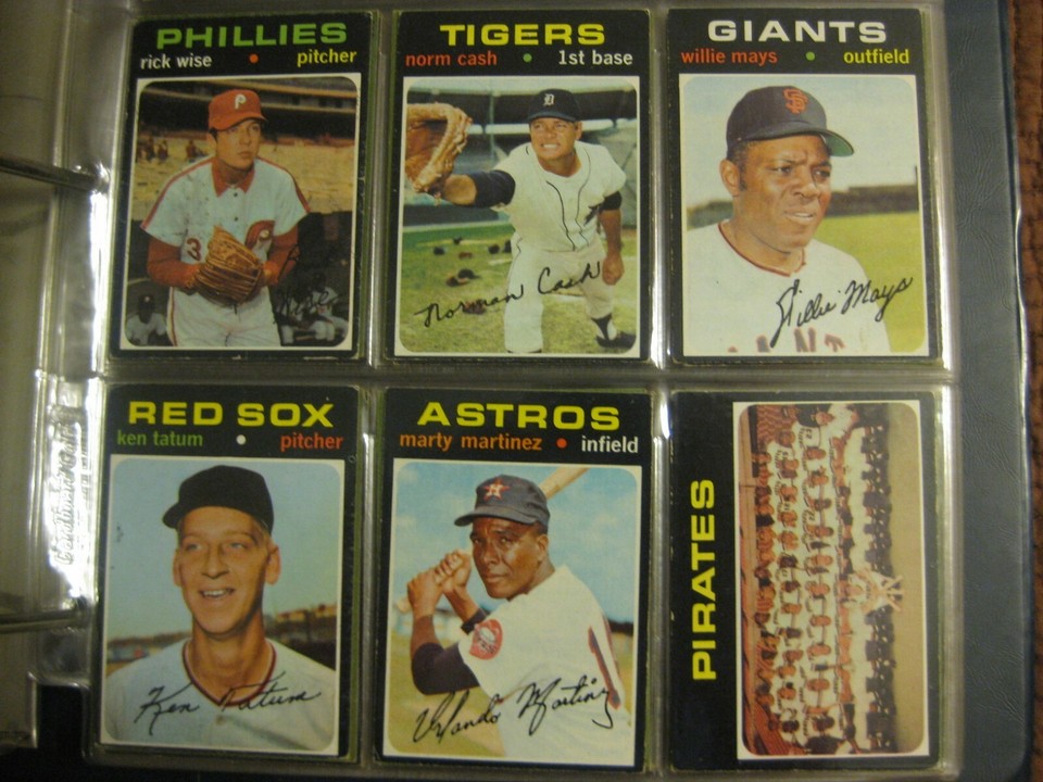 1971 Topps Complete Baseball Card Set in a Binder - Owned by Charlie ...