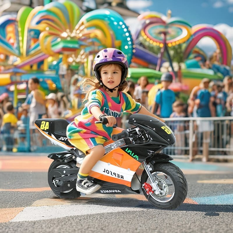 49cc Mini Pocket Motorcycle Bike Moto Racer Petrol Off Road Dirt Bike ...