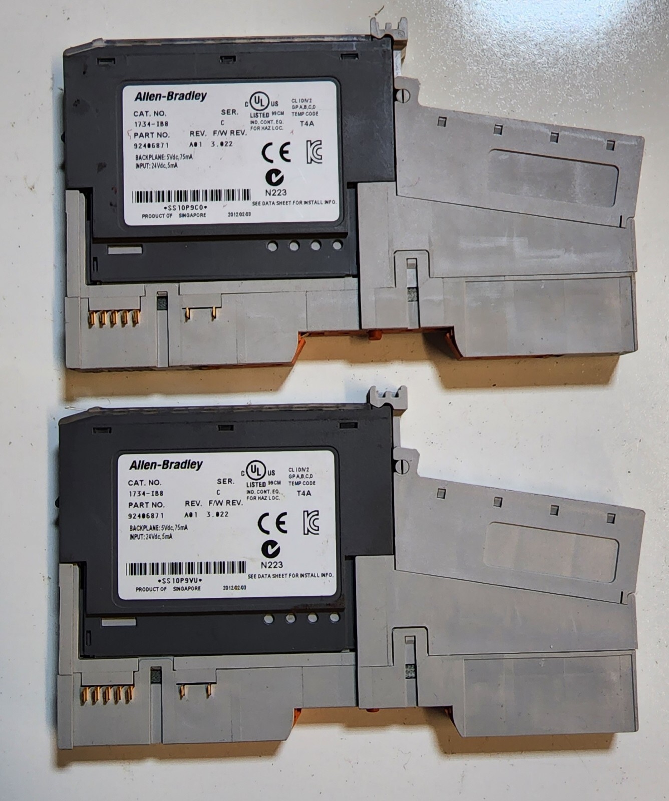 Allen Bradley 1734-IB8 24VDC Sink Input card | eBay