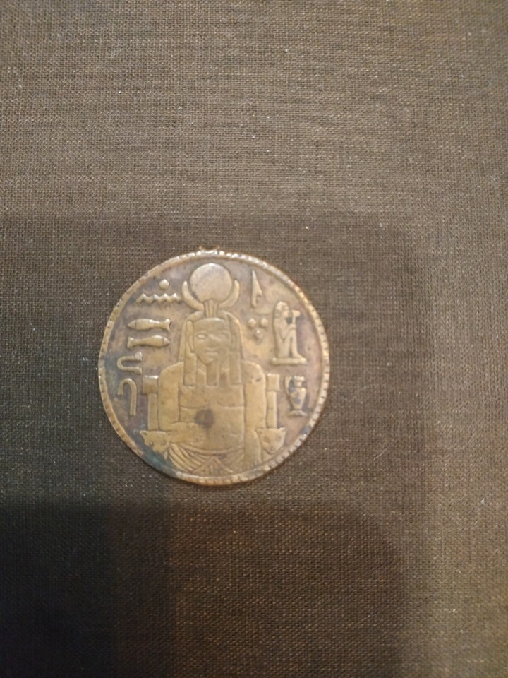 Token Egypt Magic Coin with Sphinx, Pyramids, and Pharaoh | eBay