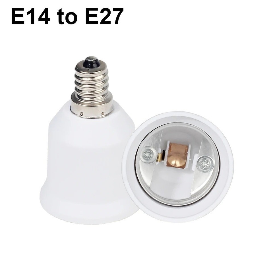 E27 to B22 Adapter Bulb Light Base Edison Screw Bayonet Converter ...