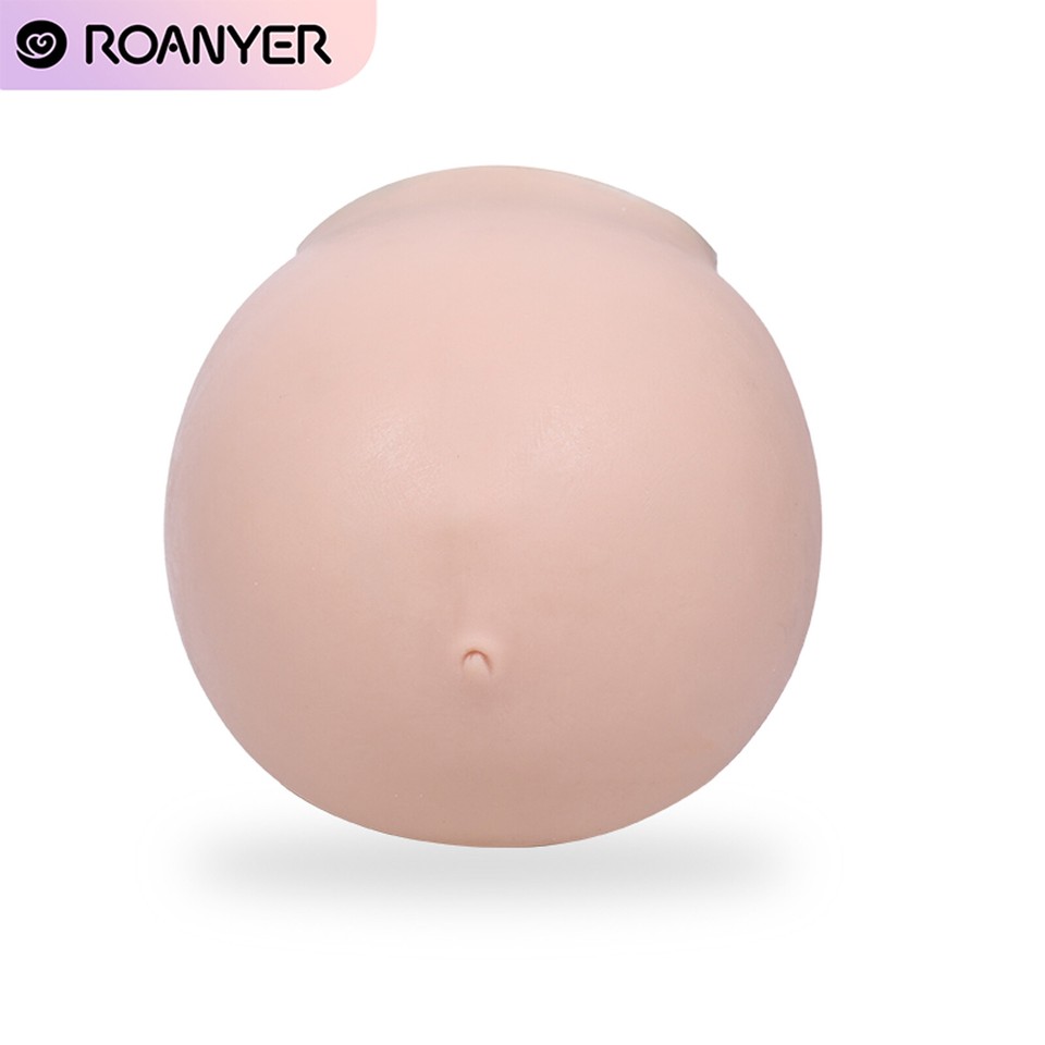 Roanyer Upgraded Inflatable Silicone Triplets Pregnant Fake Belly ...