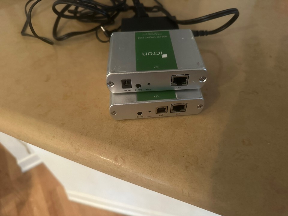 icron usb ranger 2304 usb 2.0 extender LEX & REX with power supply | eBay