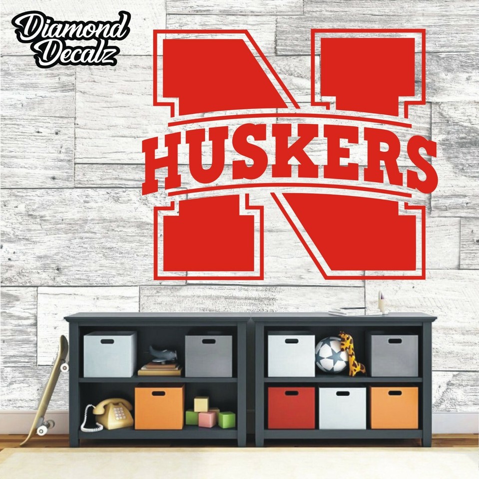 Nebraska Cornhuskers Huskers Football Vinyl Decal Car Truck Logo Window ...