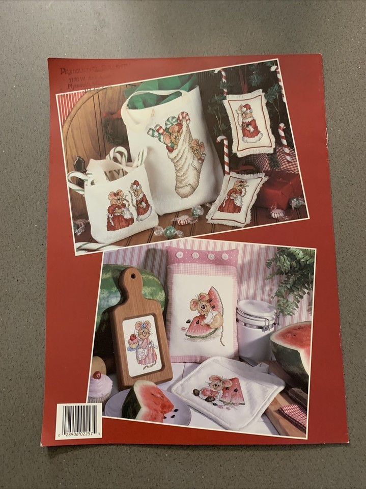 Leisure Arts Leaflet #2257 Merry Mice - Christmas - Jean Myers - Cross ...