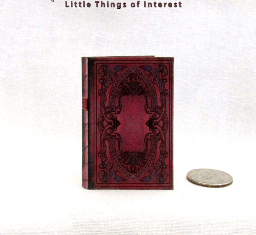 1:6 Scale VINTAGE WEBSTER'S DICTIONARY Readable Miniature Book ...