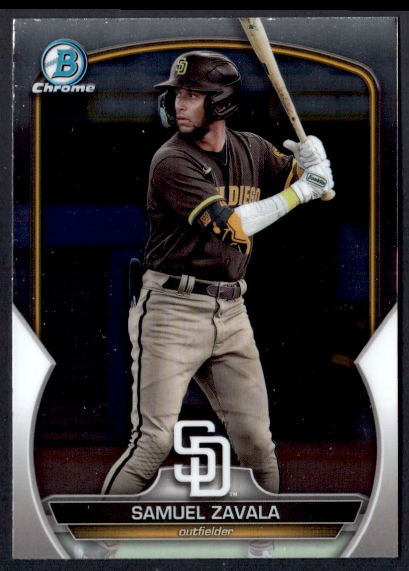 Samuel Zavala 2023 Bowman Chrome Prospects Rookie Card #BCP-241 San ...
