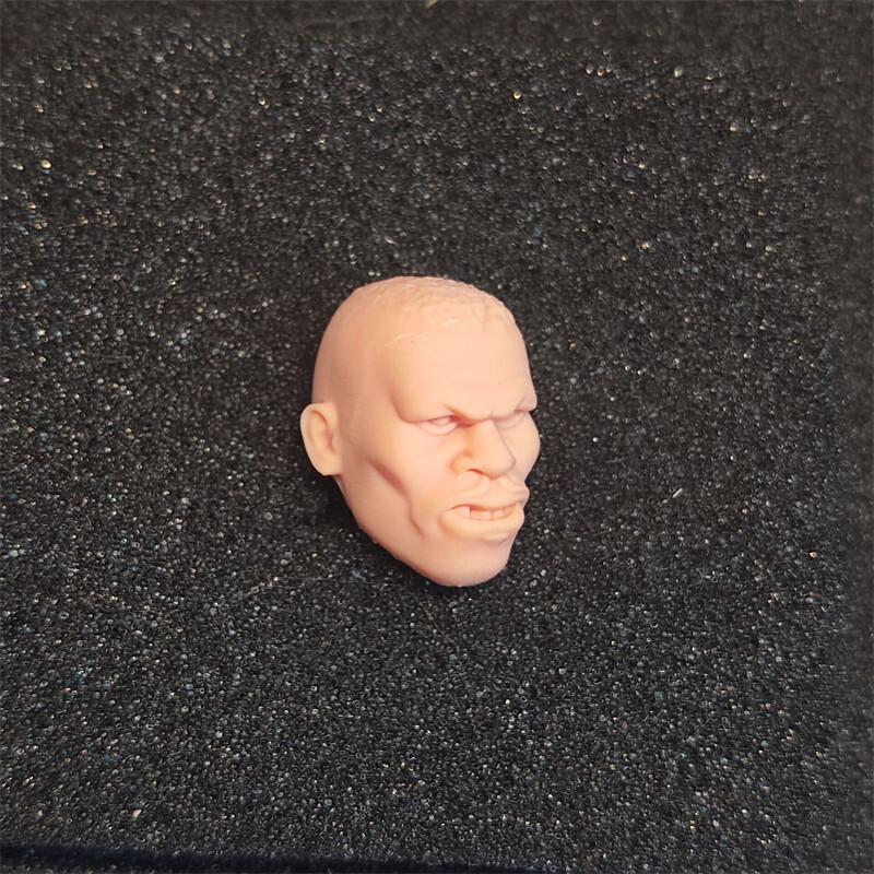 1/10 Scale Cartoon Version Mike Tyson Head Sculpt Unpainted Fit 7" Neca ...