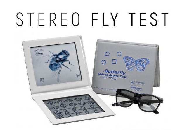 Stereopsis Fly Test, Stereo Acuity Test with Adult & Pediatric Goggles ...