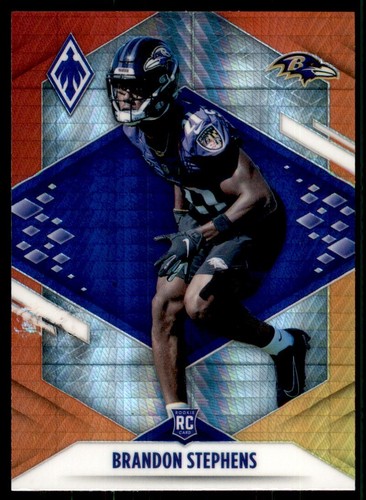 Brandon Stephens 2021 Panini Phoenix Fire Burst Baltimore Ravens #184 ...