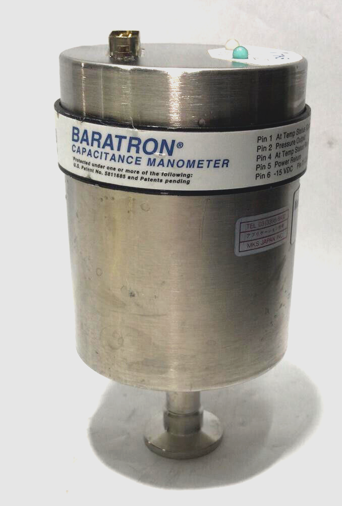 MKS BARATRON CAPACITANCE MANOMETER 627BRETDD2P / RANGE 33.33PA | eBay