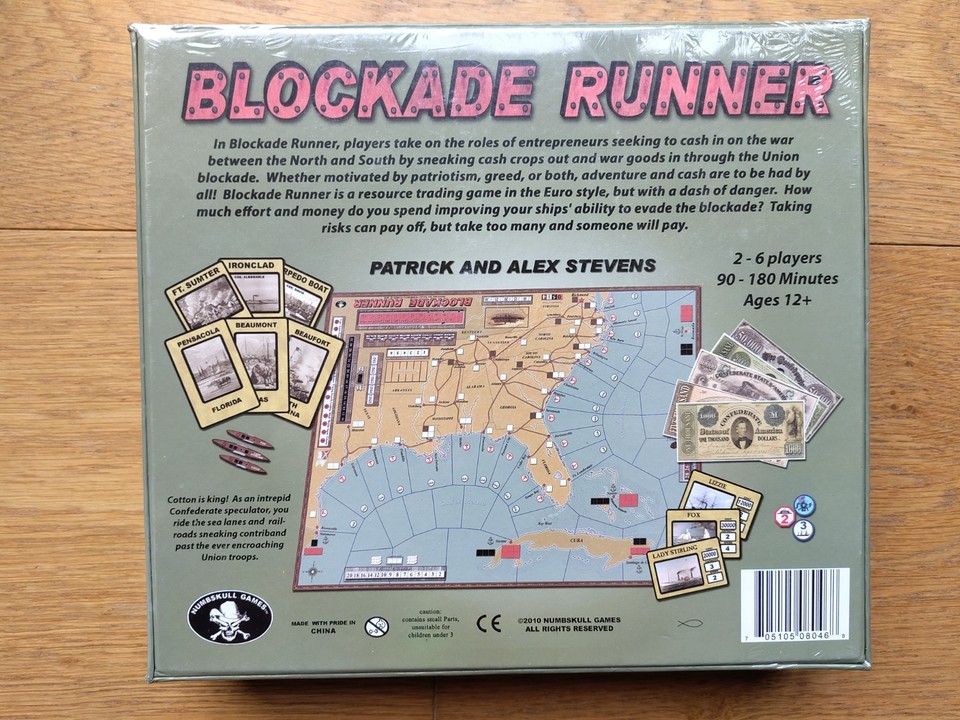 Blockade Runner - Numbskull Games board game - 2010 | eBay