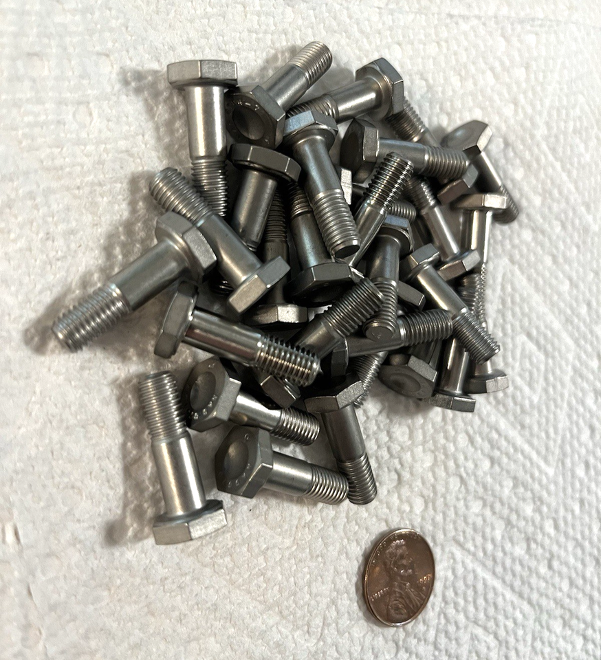 New NAS6704-7 Hex Bolts 1/4-28 Threaded Stainless Steel Aircraft ...