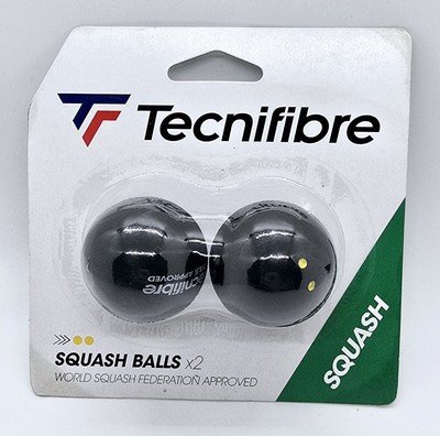 Tecnifibre Squash Ball - 2 Ball Pack - Various Types - WSF Approved NEW ...