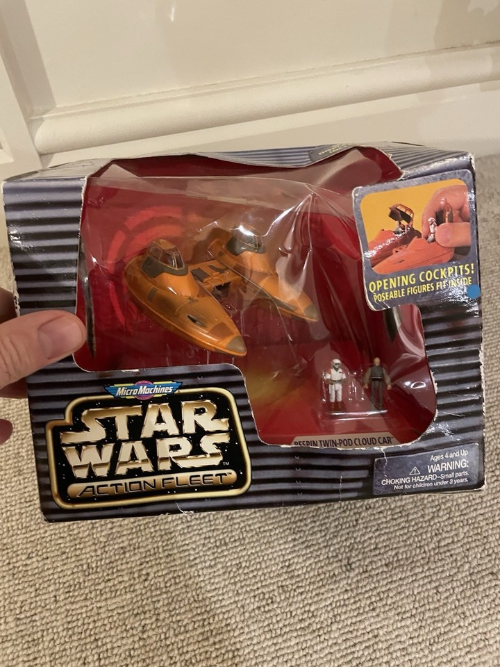 Micro Machines Star Wars Bespin Twin-Pod Cloud Car Action Fleet Boxed ...