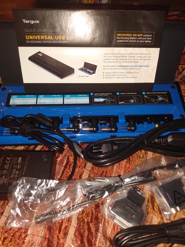 Targus Universal USB 3 DisplayLink HDMI DVI Docking Station - Black ...