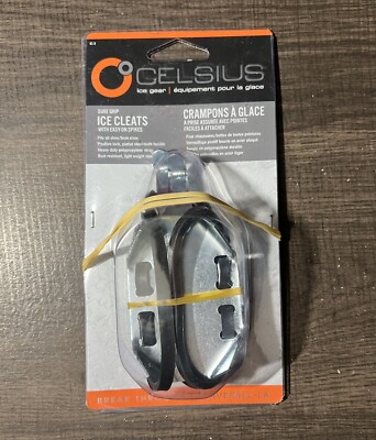 Celsius Ice Gear Sure Grip Ice Cleats w/ Easy-On Spikes Fits All Sizes ...