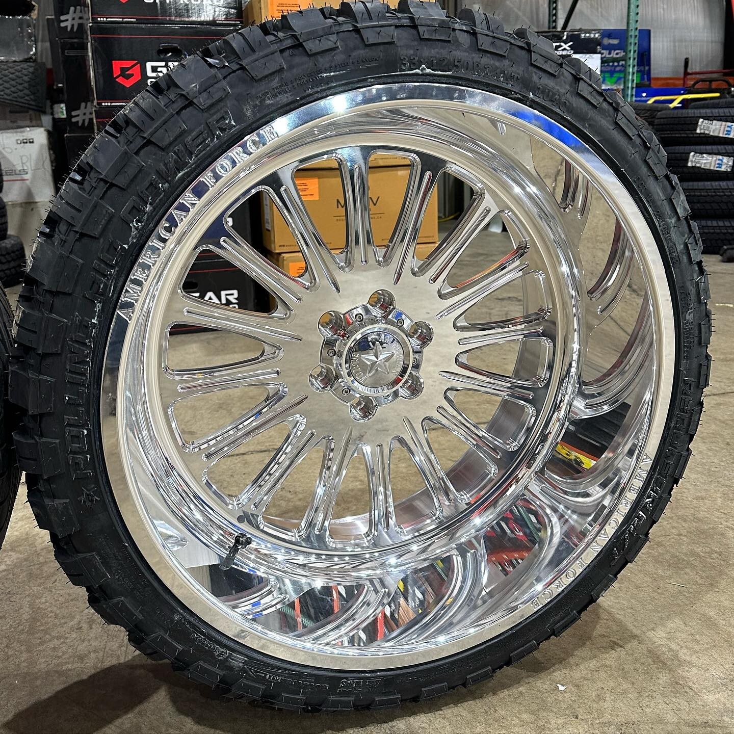 4 NEW 24X12 AMERICAN FORCE LEXAR WHEELS 6x139 POLISH W/33 or 35125024 ...