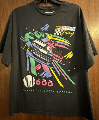 NASCAR Shirt XS World 600 Graphic Print Charlotte Motor Speedway Car ...