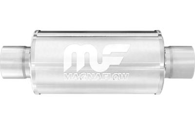 MagnaFlow Stainless Steel 6"ROUND Performance Race Muffler DIA 2.5/2.5 ...