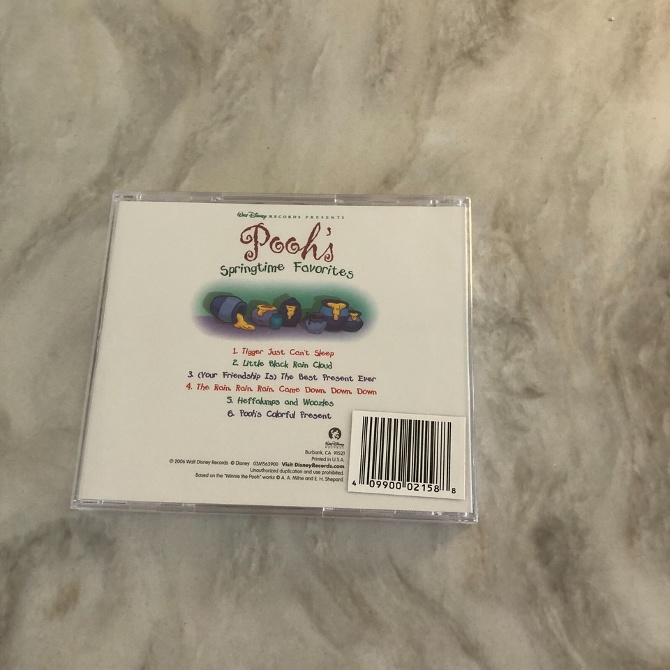 Walt Disney Pooh's Springtime Favorites CD - 6 SONGS, READ DESCRIPTION ...