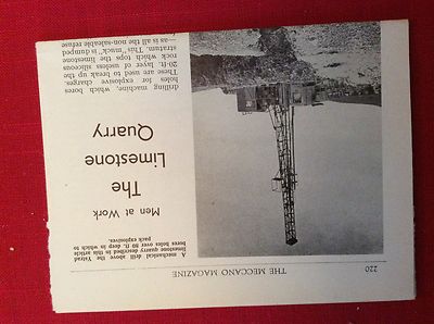 m12y ephemera 1950s article the ystrad limestone quarry brecon beacons ...