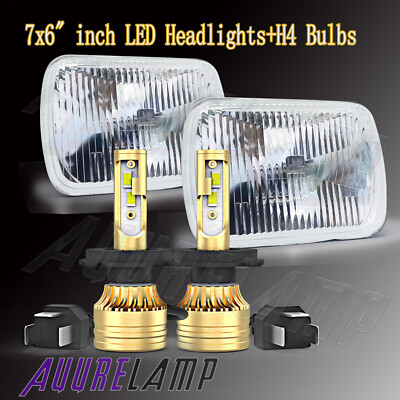 7"x6" Led Headlights For Chevy Express 1500 2500 3500 Astro Cargo Van ...
