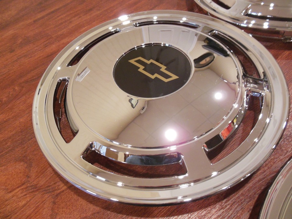 1985-1996 Chevrolet Caprice Police Car Front 15" Hubcaps Wheelcovers ...