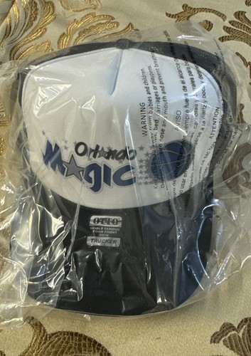 EUC Orlando Magic Shaq Draft Sports script DS Snapback Trucker Hat Cap ...