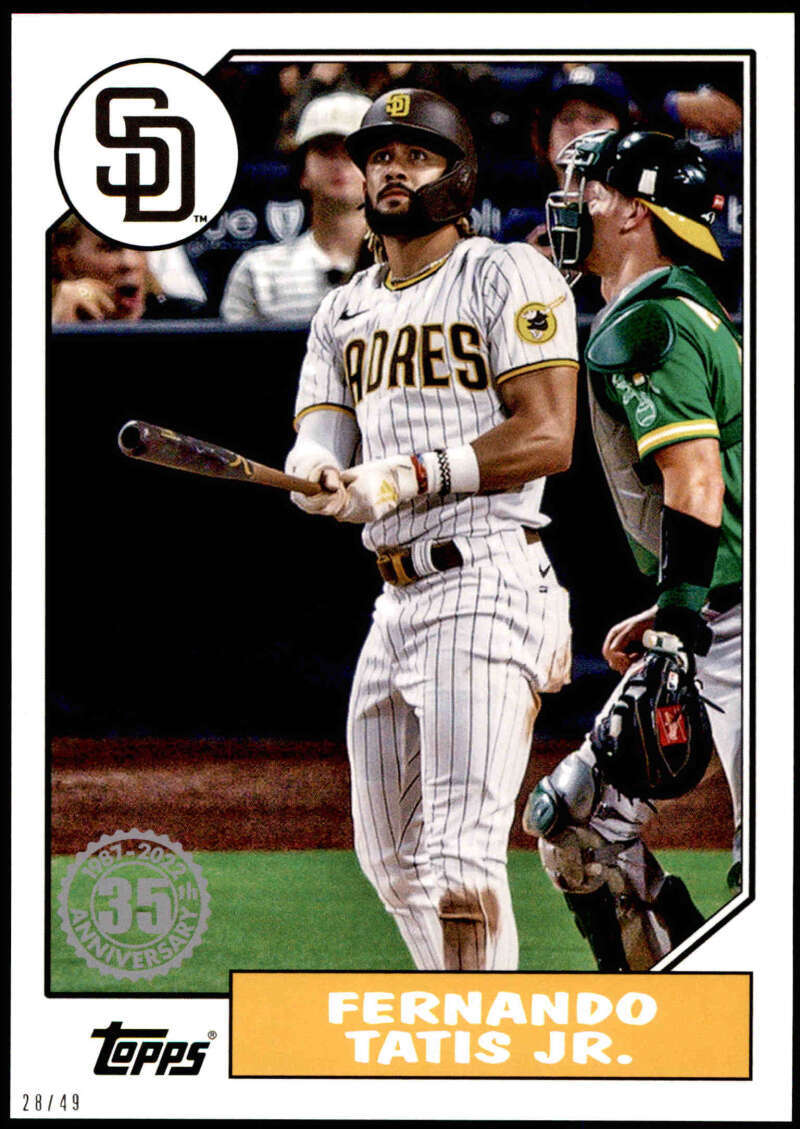 2022 Topps Series 1 - 1987 Topps Baseball 35th Anniversary Fernando ...