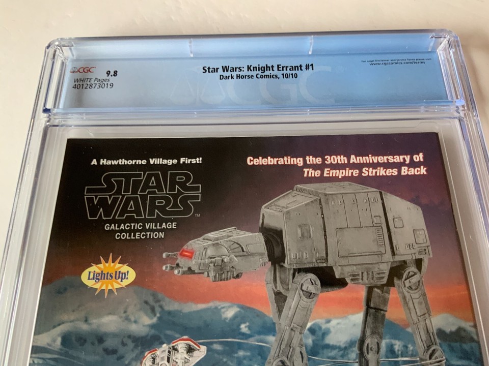 STAR WARS: KNIGHT ERRANT 1 CGC 9.8 WHITE PAGES LORD ODION DARK HORSE ...