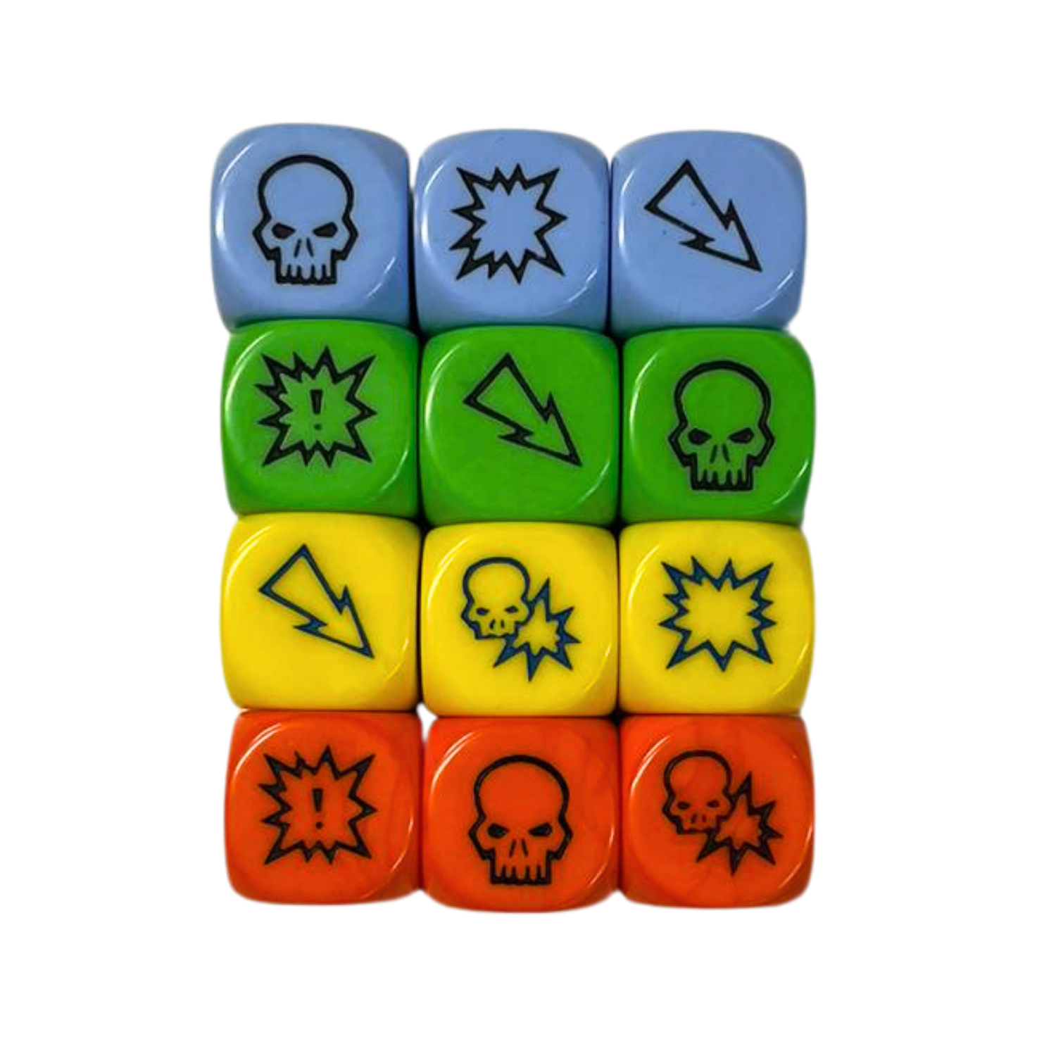 Blood Bowl Dice Sets - Block dice, NAF dice - Multiple Colours | eBay