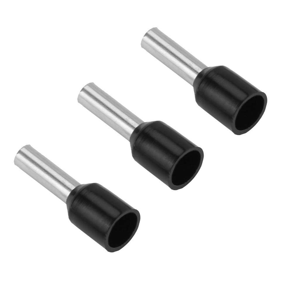 500pcs Insulated Terminal Connectors E2508 Cold Pressed Wire Cable ...